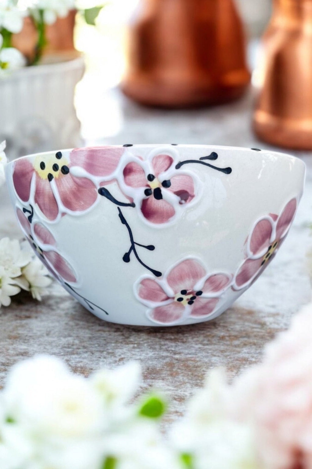 Cherry Blossom Ceramic Pattern | Handpainted Designs | Ladybird ...