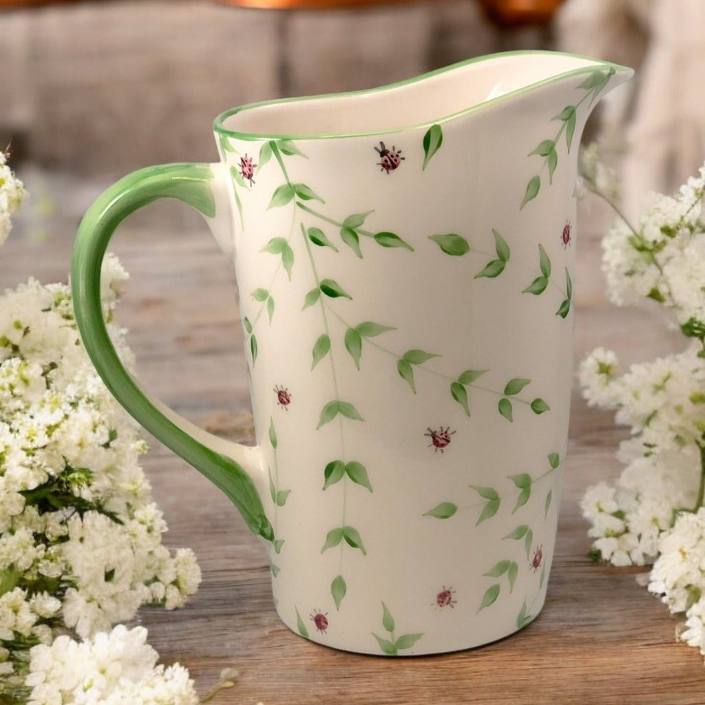 Hand-Painted Milk Bag Pitcher | Ceramic Milk Jug | Ladybird Ceramics ...