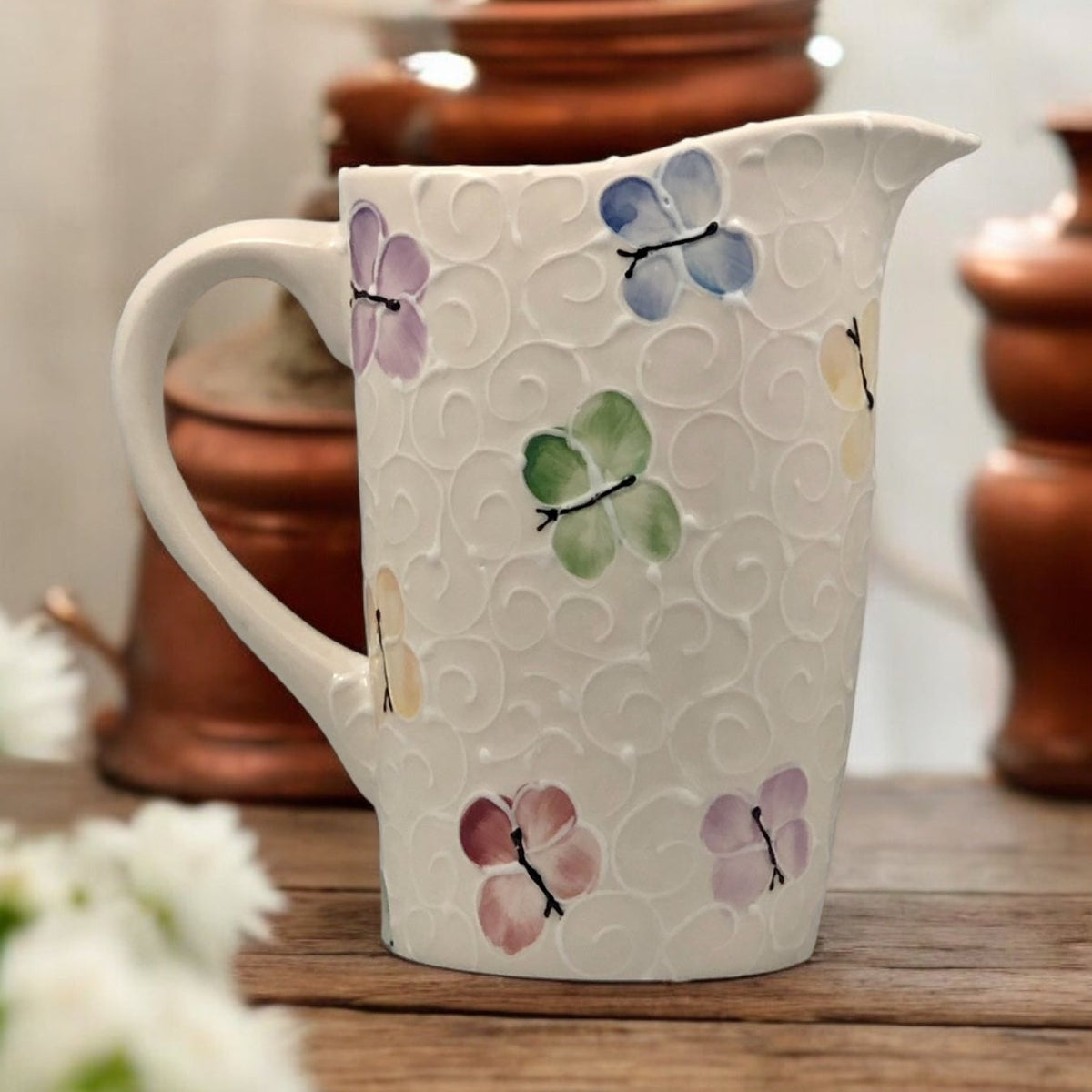 Hand-Painted Milk Bag Pitcher | Ceramic Milk Jug | Ladybird Ceramics ...