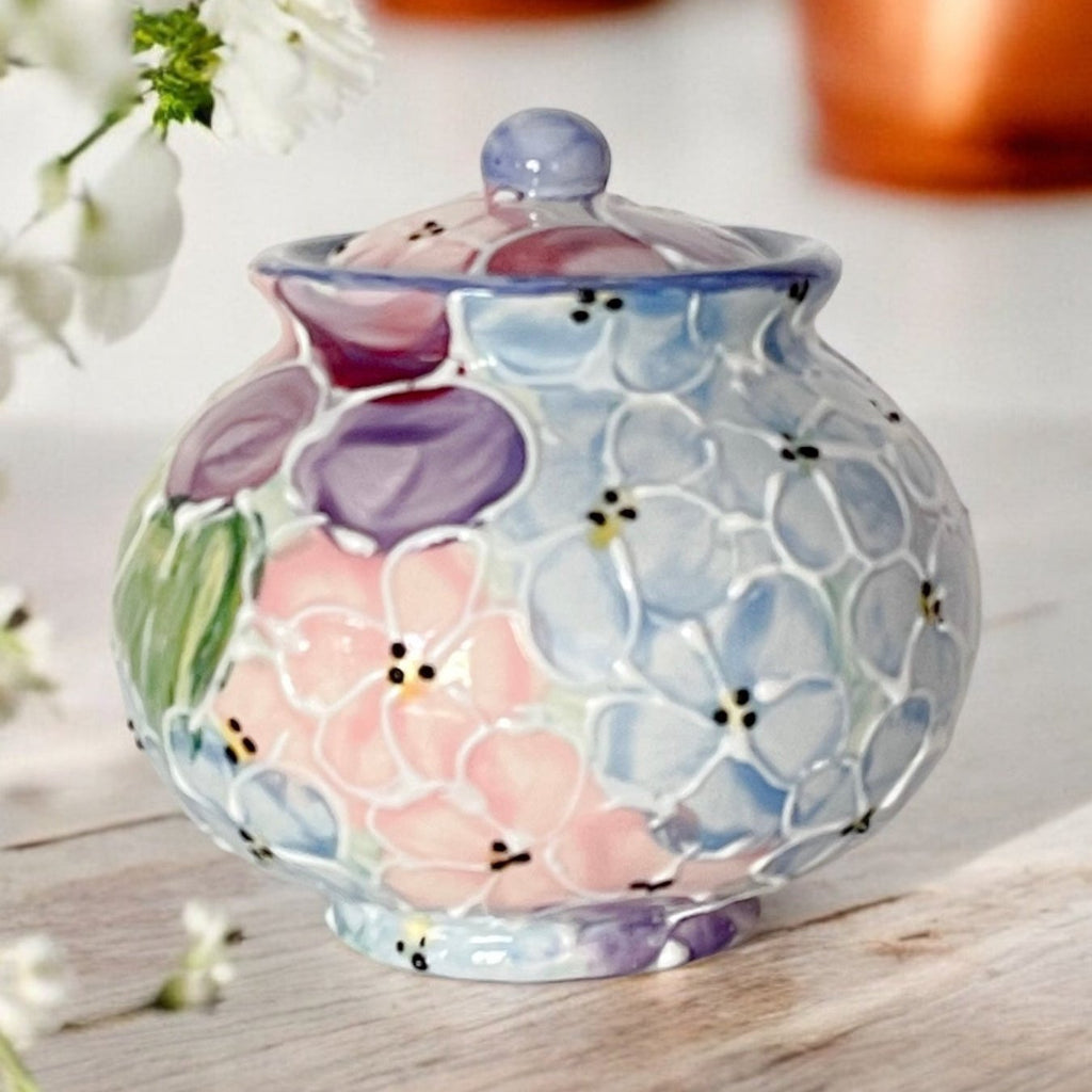 Ceramic Sugar Basin | Hand-Painted Sugar Bowl | Ladybird Ceramics ...
