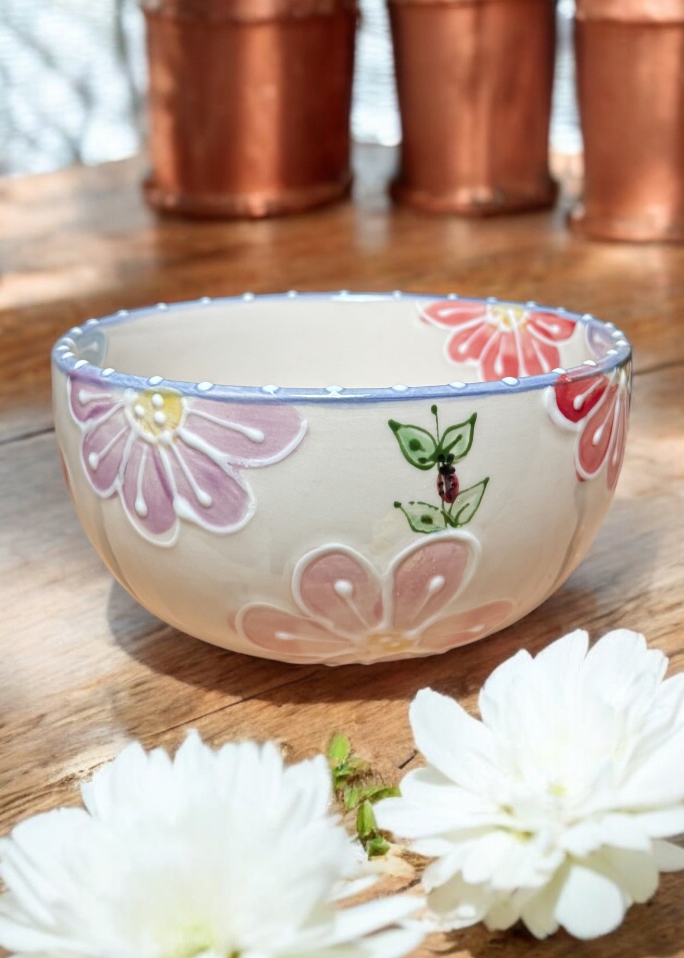 Ceramic Bowl 6" inch - LadybirdCeramics